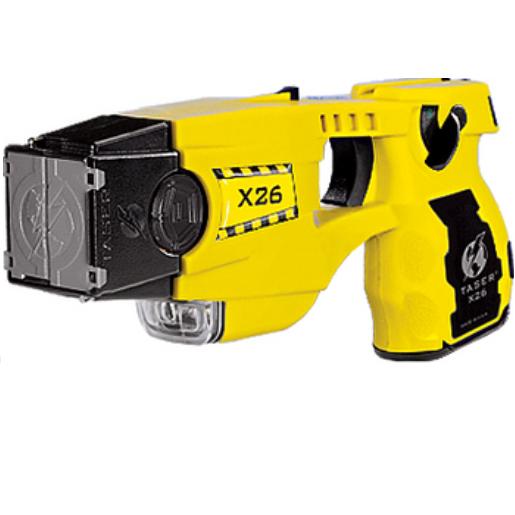 Taser X26 Series Guns Launches Two Probes and has a Range of 0-35 Feet