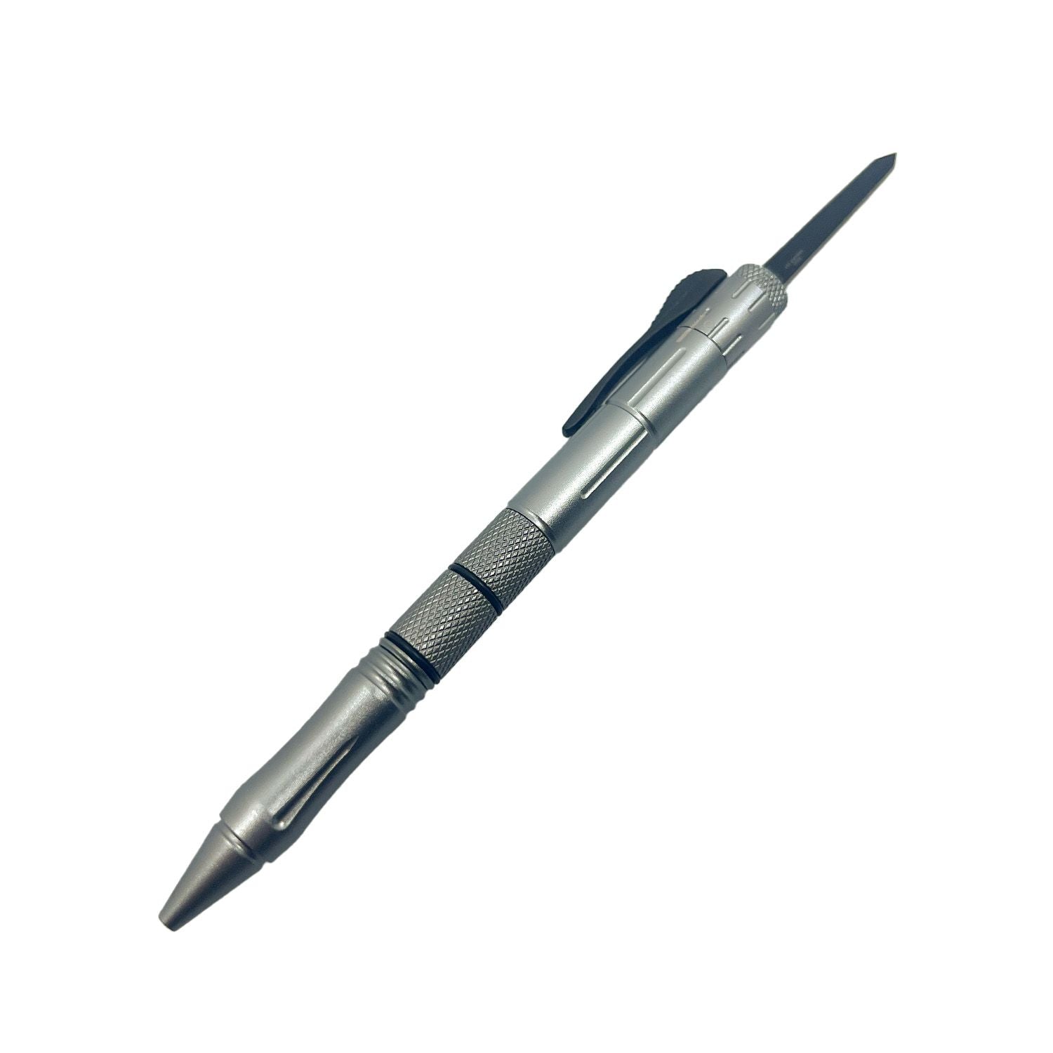Automatic OTF Pen Knife for the Office and Personal Protection Silver ...