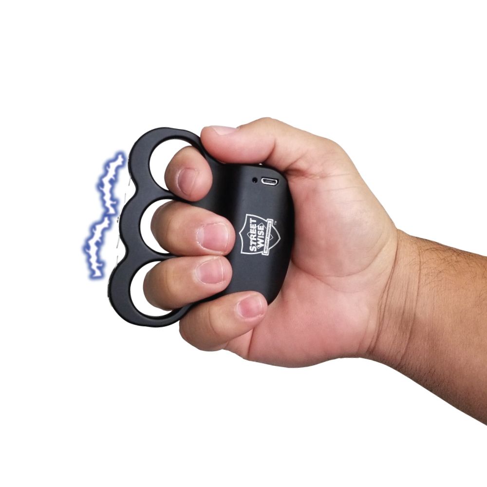 6 Units Bulk Bundle Discount Pricing TRIPLE Sting Ring Stun Gun Black