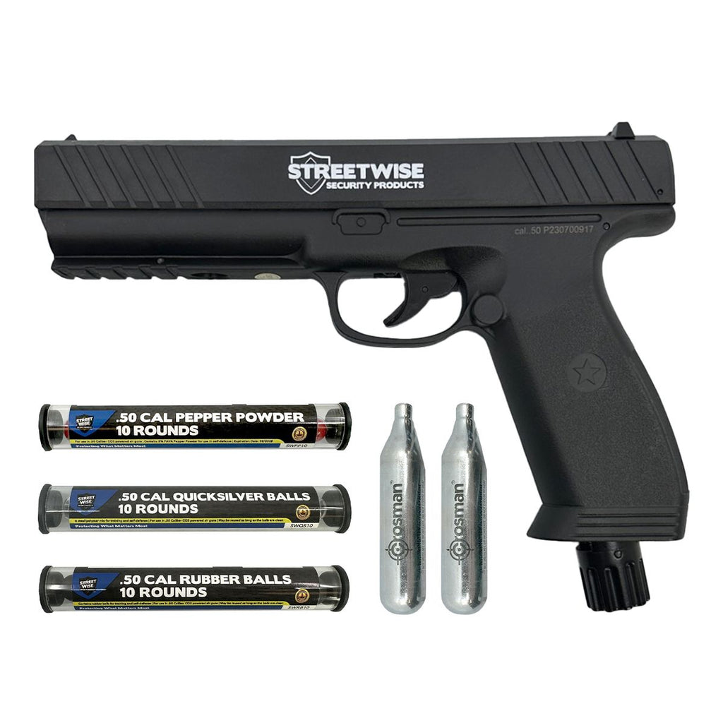 Streetwise The Heat Pepper Ball Launcher Complete Kit for Women & Men ...