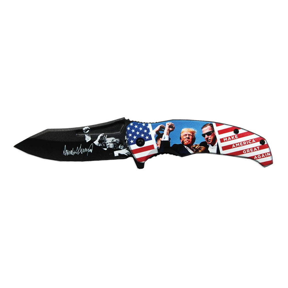 TRUMP 2024 Assisted-Open Knife: Fight for America – SDP Inc