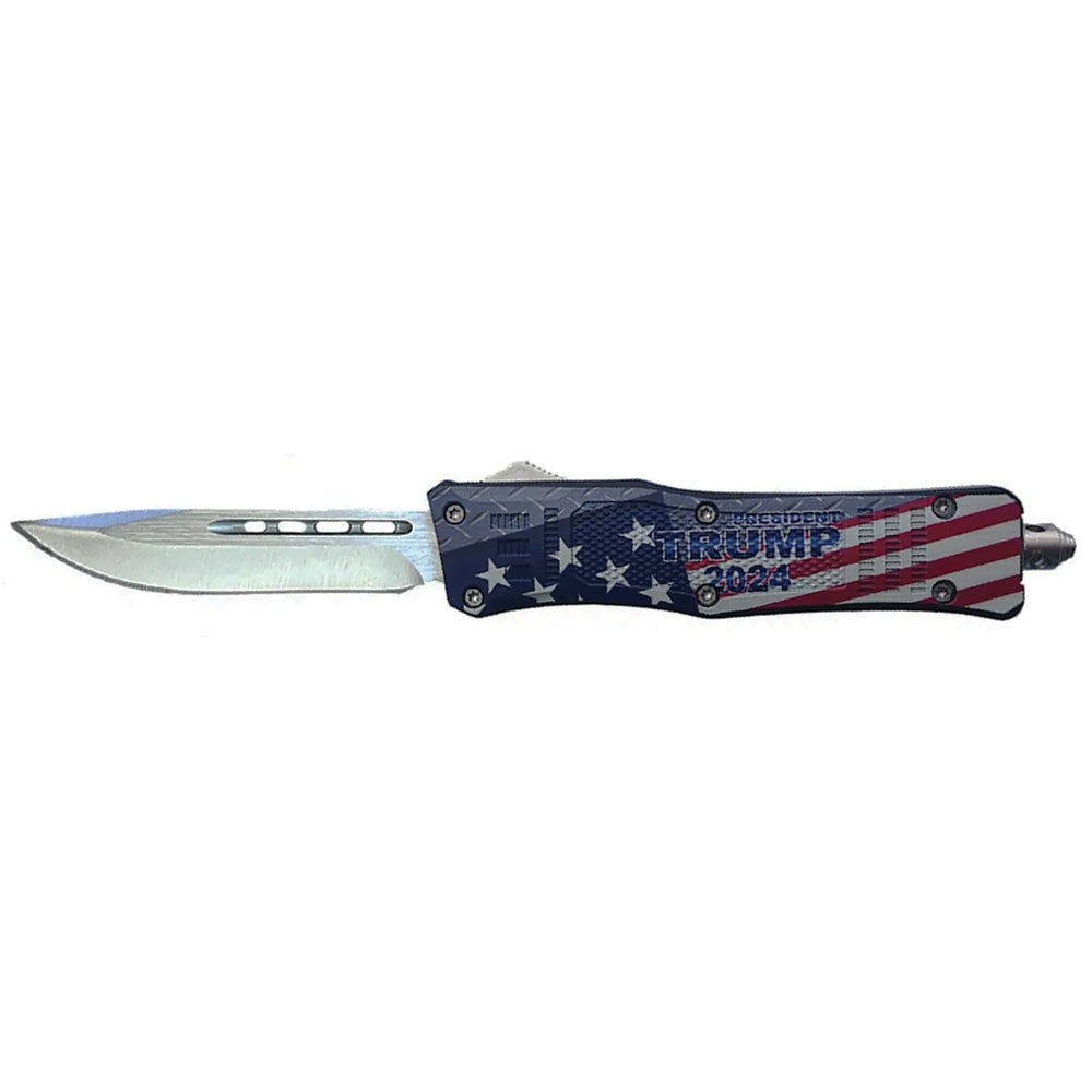 TRUMP 2024 Full Size Out-the-Front Knife Patriot's Edition – SDP Inc