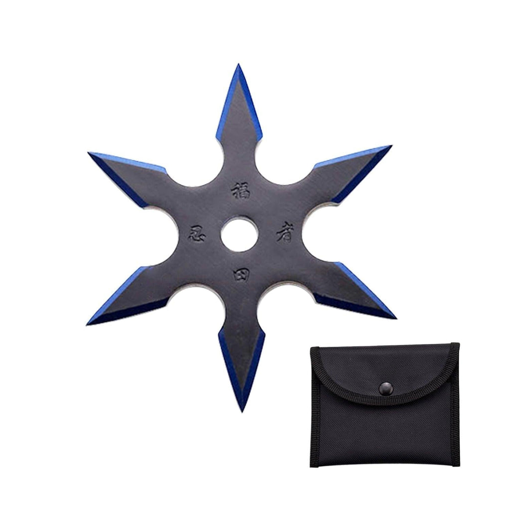 18 Units 4-INCH 6 Points Throwing Star w/ Pouch Value Discount Package ...