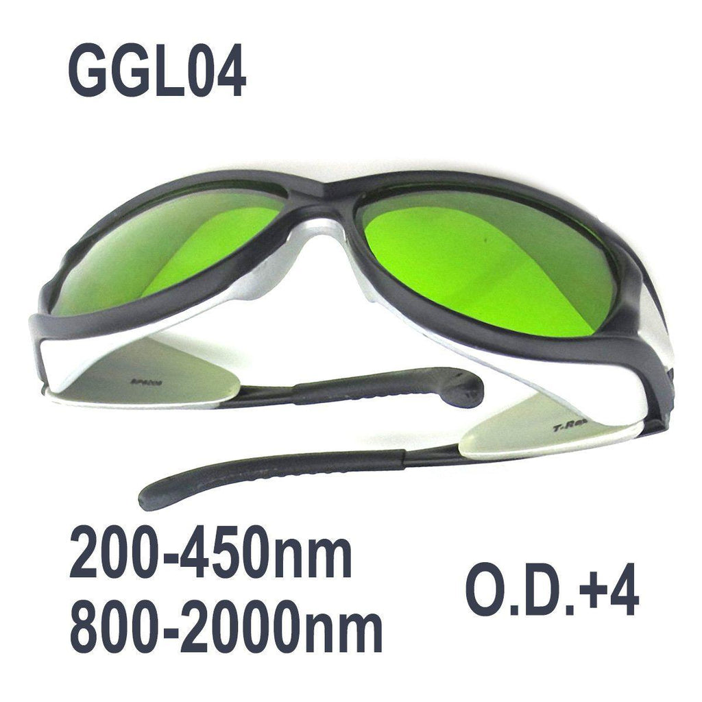 Laser Safety Goggles OD + 4 Protection (OD) and High Visibility (VLT ...