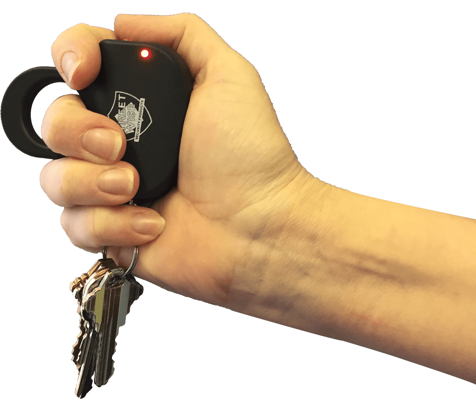 Streetwise Sting Ring Stun Gun w/ Key Ring Women and Men Self Defense ...