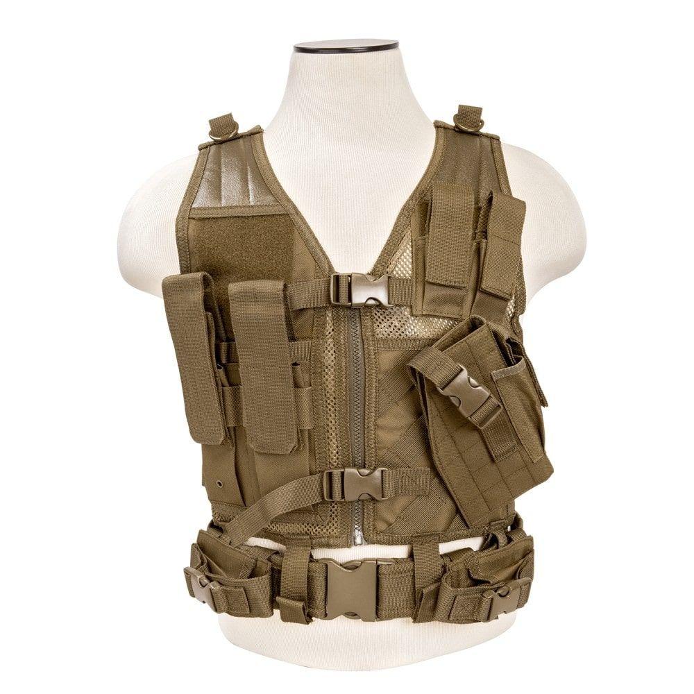 Vism Tactical Vest Heavy Duty Zipper Adjustable Fastener Buckles – SDP Inc