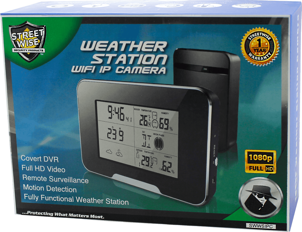 HD1080P Weather Station Camera Wi-Fi Version Monitor Home and Business